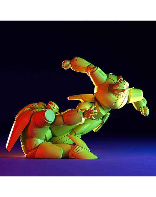 PLAMAX MF-64: minimum factory Gunbuster Super Inazuma Kick/RX-7 Inazuma ...