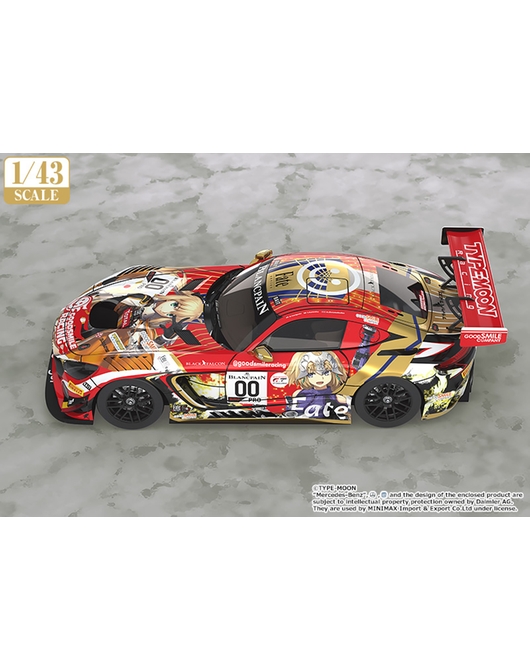 1/43rd Scale GOODSMILE RACING & TYPE-MOON RACING 2019 SPA24HVer ...