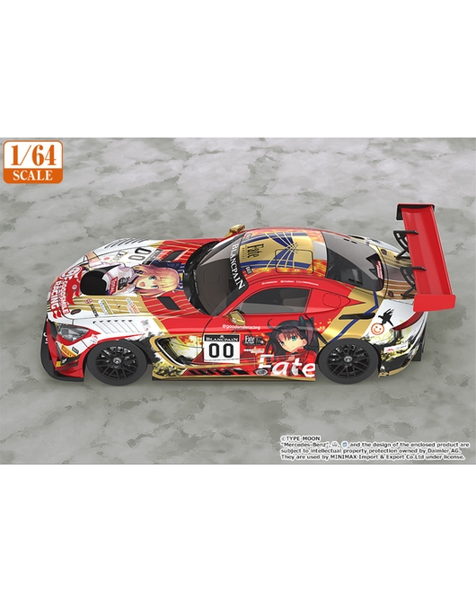 1/64 Scale GOODSMILE RACING & TYPE-MOON RACING 2019 SPA24H Test Day Ver ...
