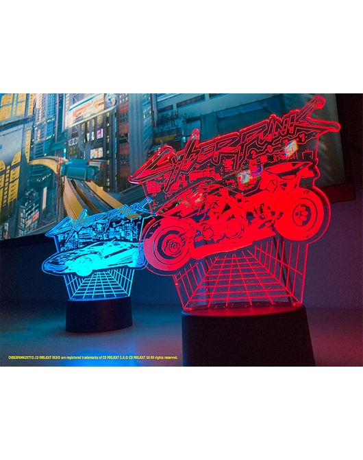 Cyberpunk 2077 NEON Edge Acryl LED Light Quadra V-TEK | GOODSMILE ...