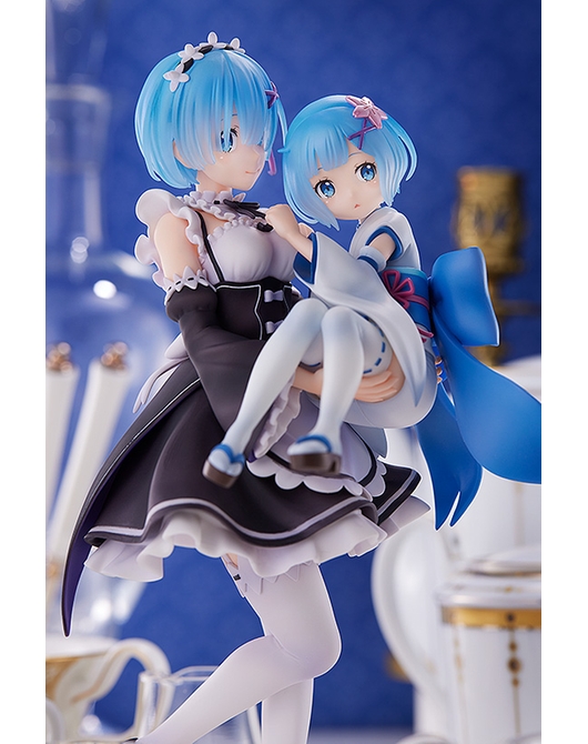 Re:ZERO -Starting Life in Another World- Figure Rem & Childhood Rem ...