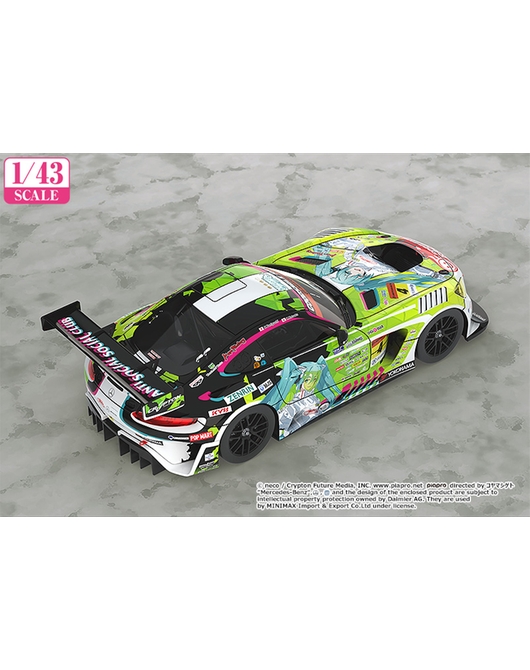 1/43 Scale Good Smile Hatsune Miku AMG 2022 SUPER GT Rd.5 Ver ...