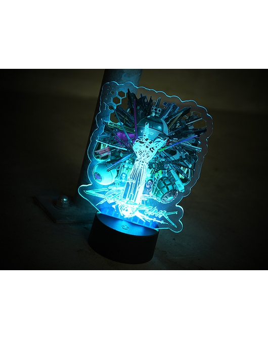 Cyberpunk 2077 x Kosuke Kawamura T.A.A. Collage Neon Edge Acrylic LED ...