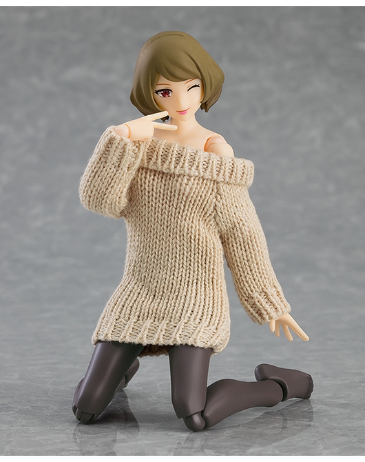 Figma 女性body Chiaki With 露肩毛衣連身裙裝 Goodsmile Online Shop Taiwan