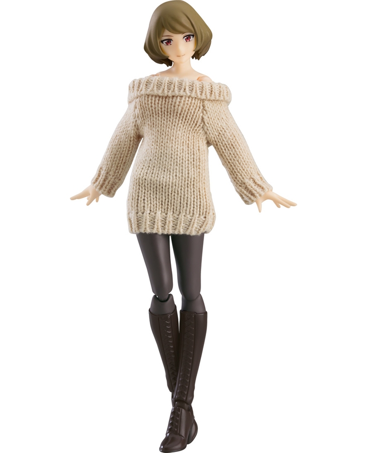 Figma 女性body Chiaki With 露肩毛衣連身裙裝 Goodsmile Online Shop Taiwan